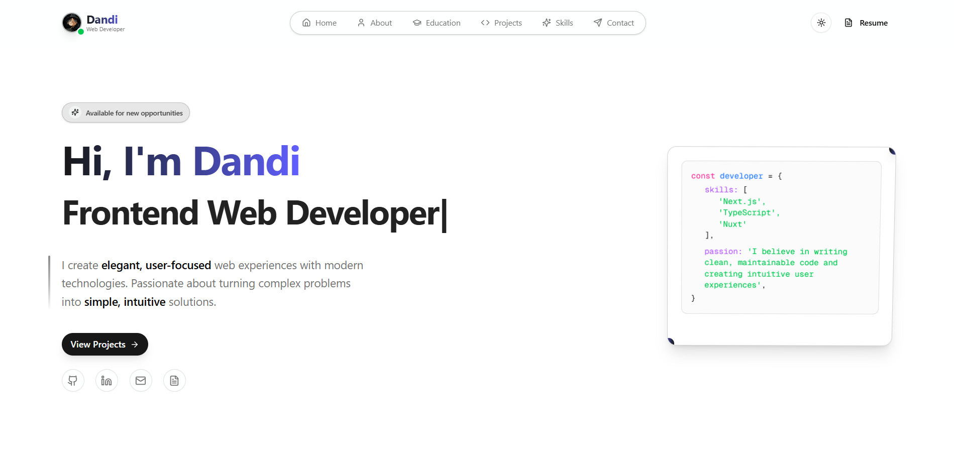 Dandi Nirpana Nahin | Portfolio